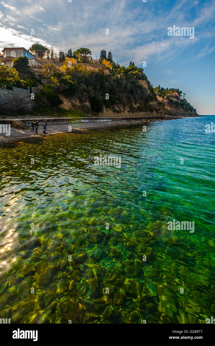 Slovenia Coast and Kras - Fiesa - Portoroz - sea Stock Photo - Alamy