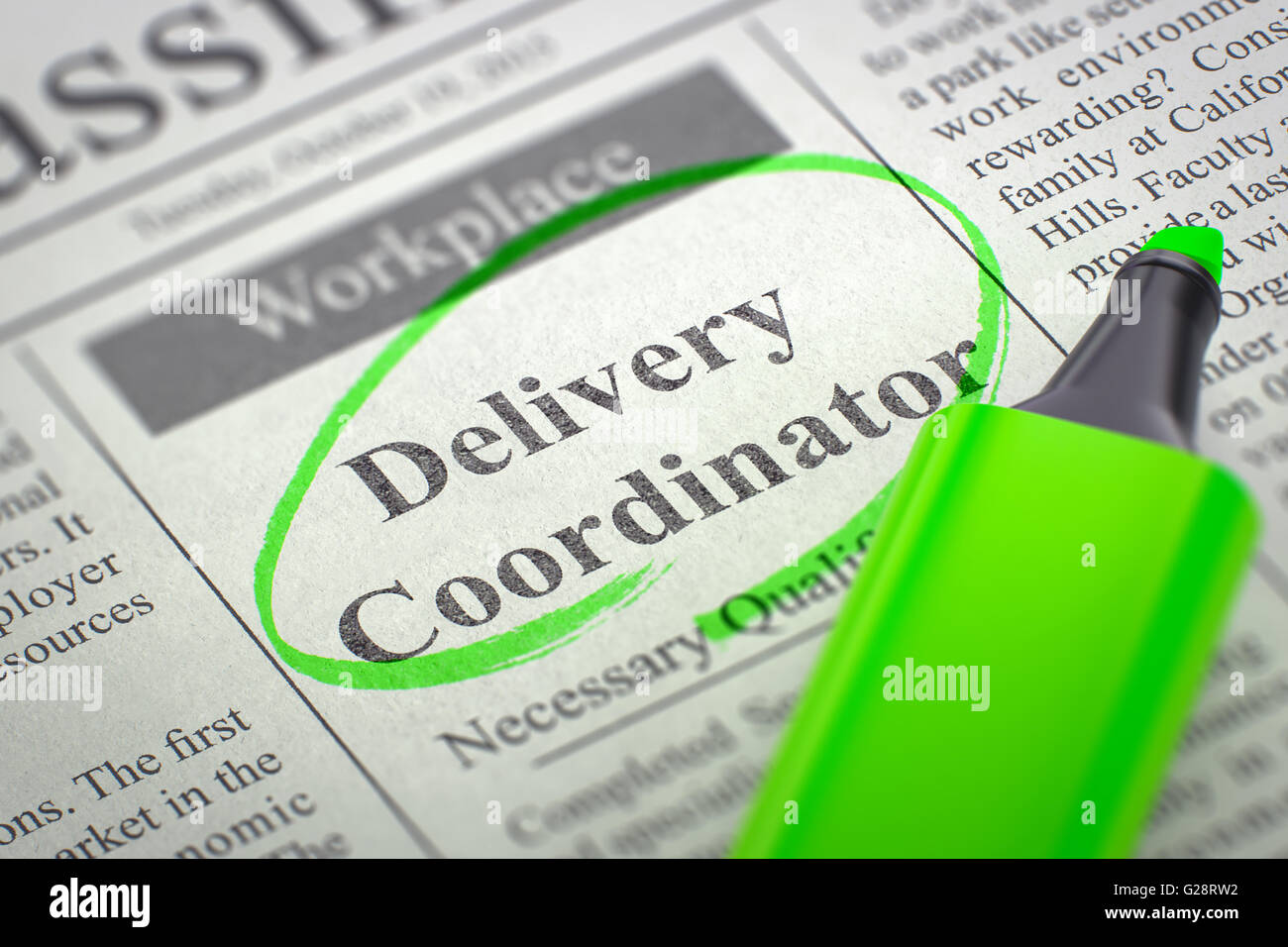 Delivery role hi-res stock photography and images - Alamy