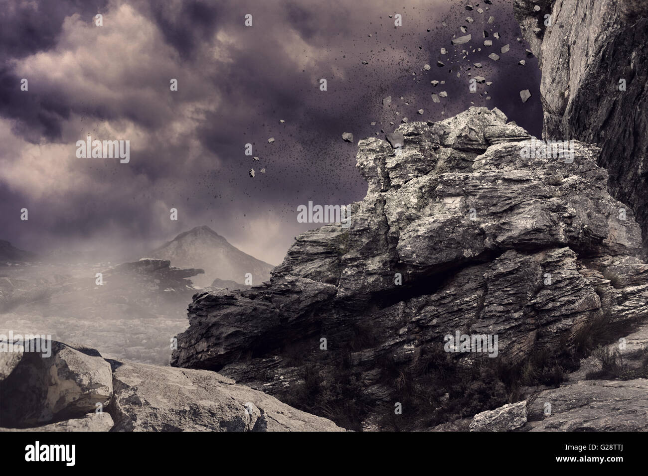 Underwater Rock Blasting