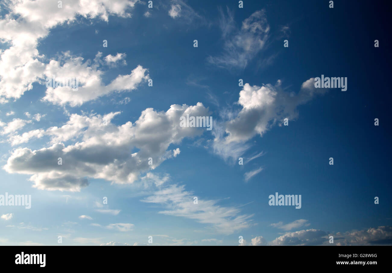 The vast blue sky and clouds sky Stock Photo - Alamy