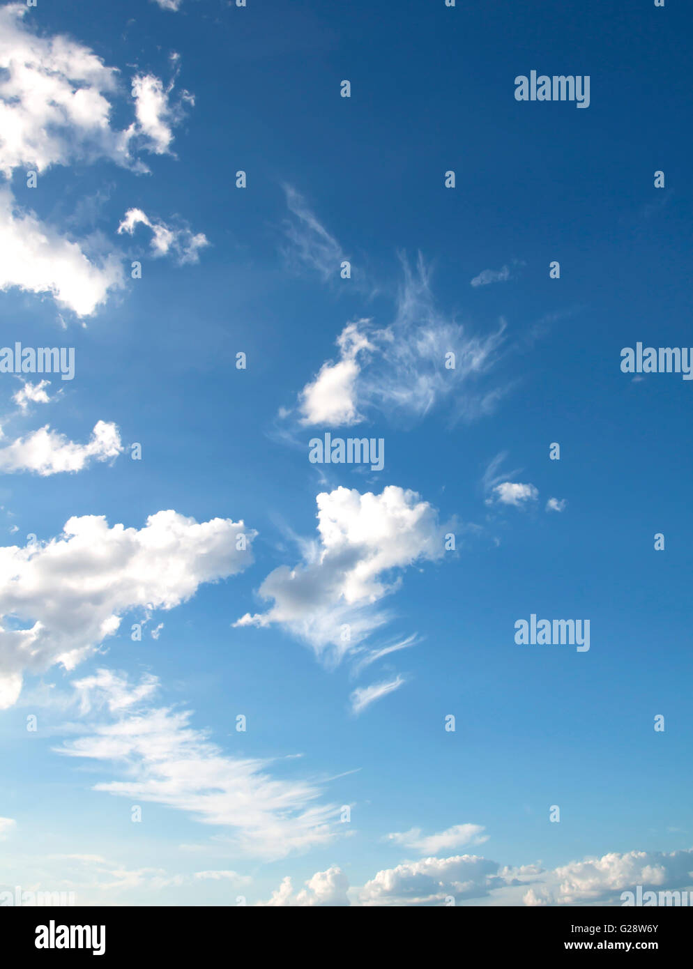 The vast blue sky and clouds sky Stock Photo - Alamy