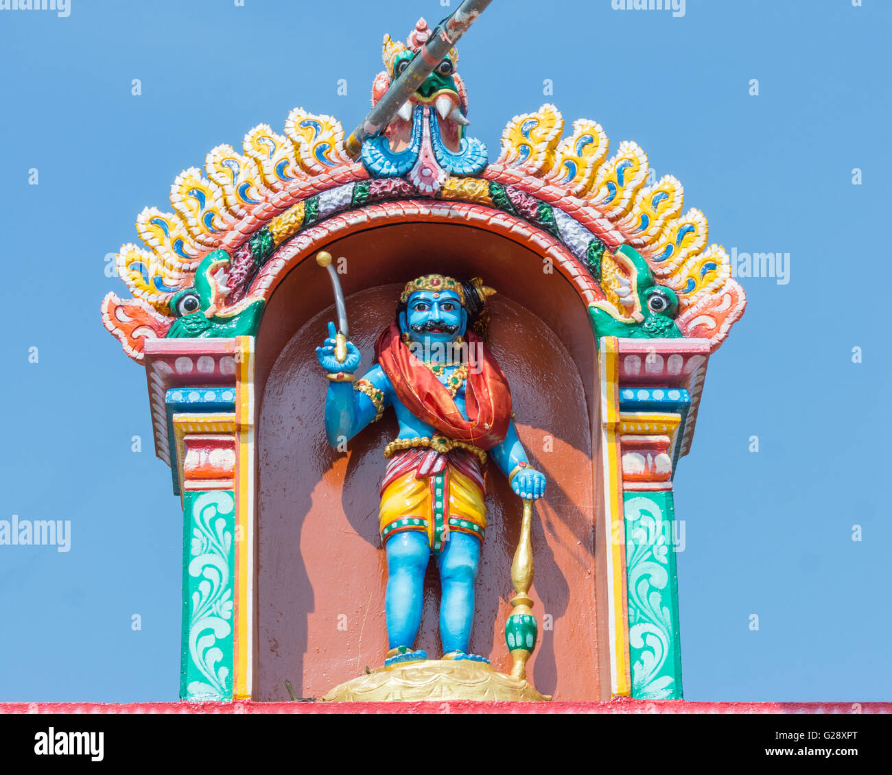 Ayyanar in his niche at Pilivalam village Stock Photo - Alamy