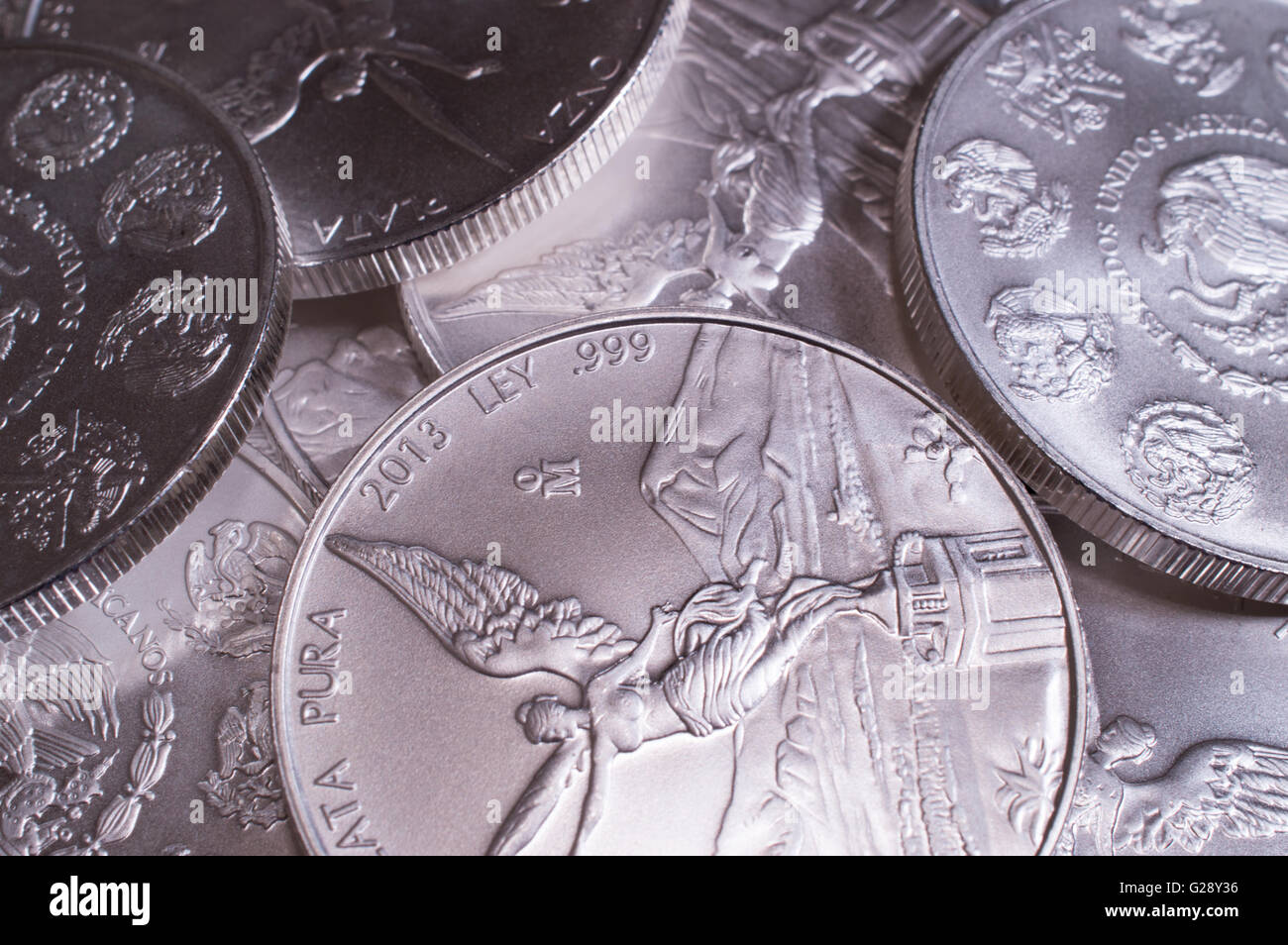Mexican silver ounce hi-res stock photography and images - Alamy