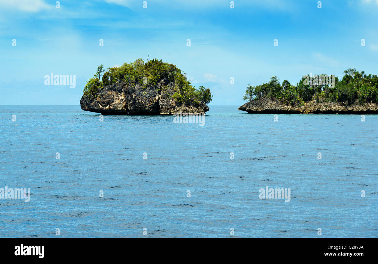 Togean Islands or Togian Islands in the Gulf of Tomini. Central ...