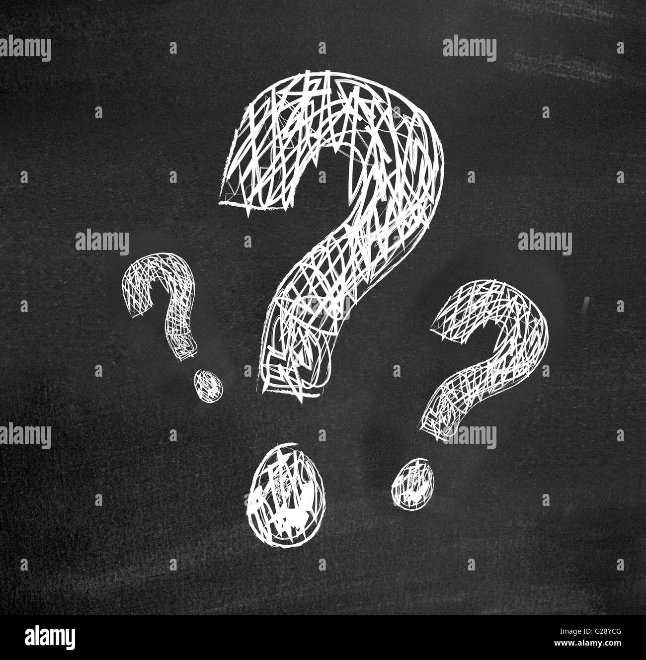 Question school class Black and White Stock Photos & Images - Alamy