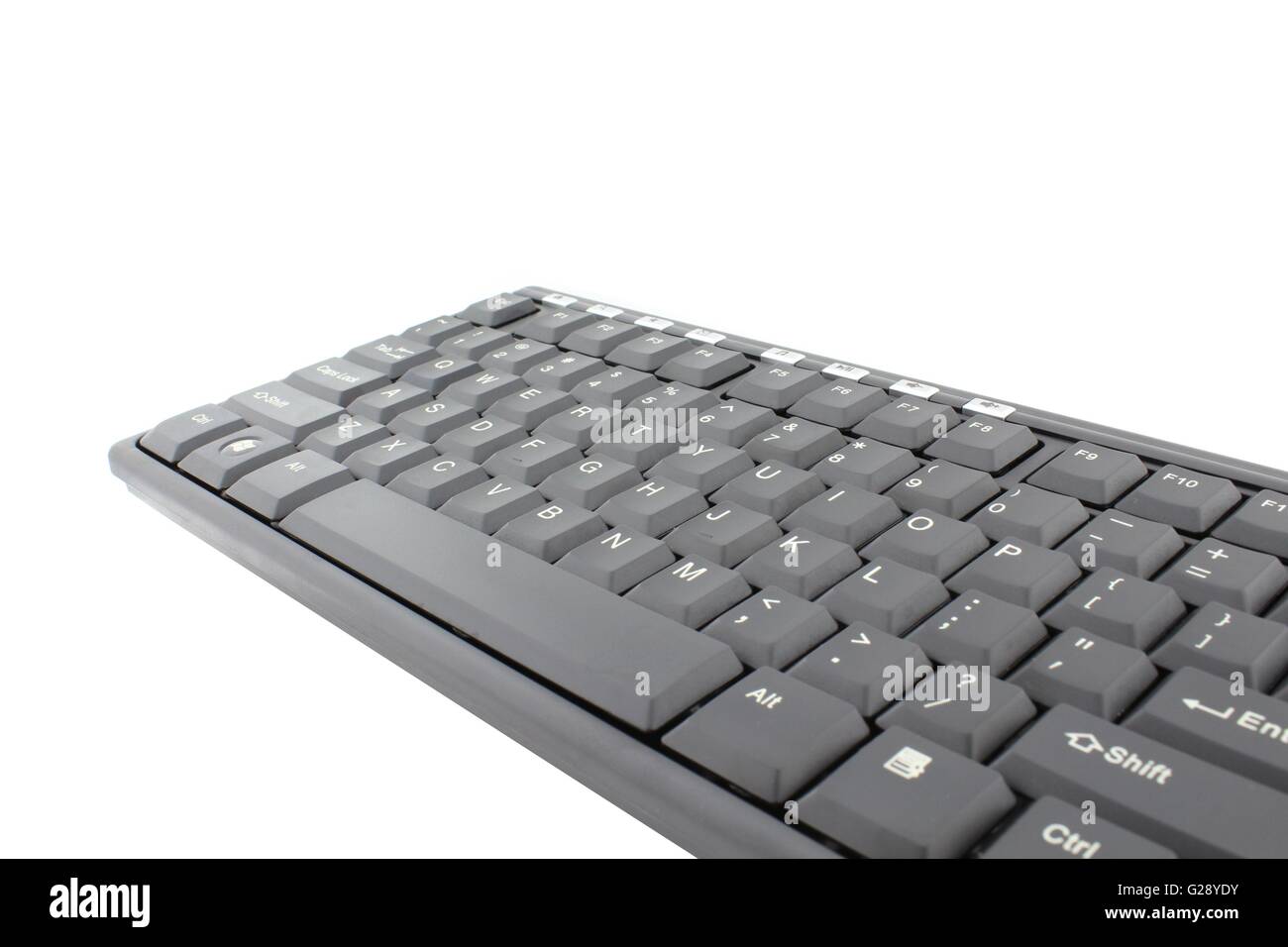 Computer keyboard, black Stock Photo - Alamy