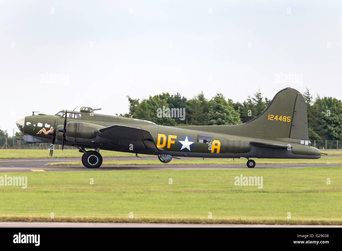 Boeing B-17G ‘Flying Fortress’ G-BEDF known as ‘Sally B’ is a Second ...