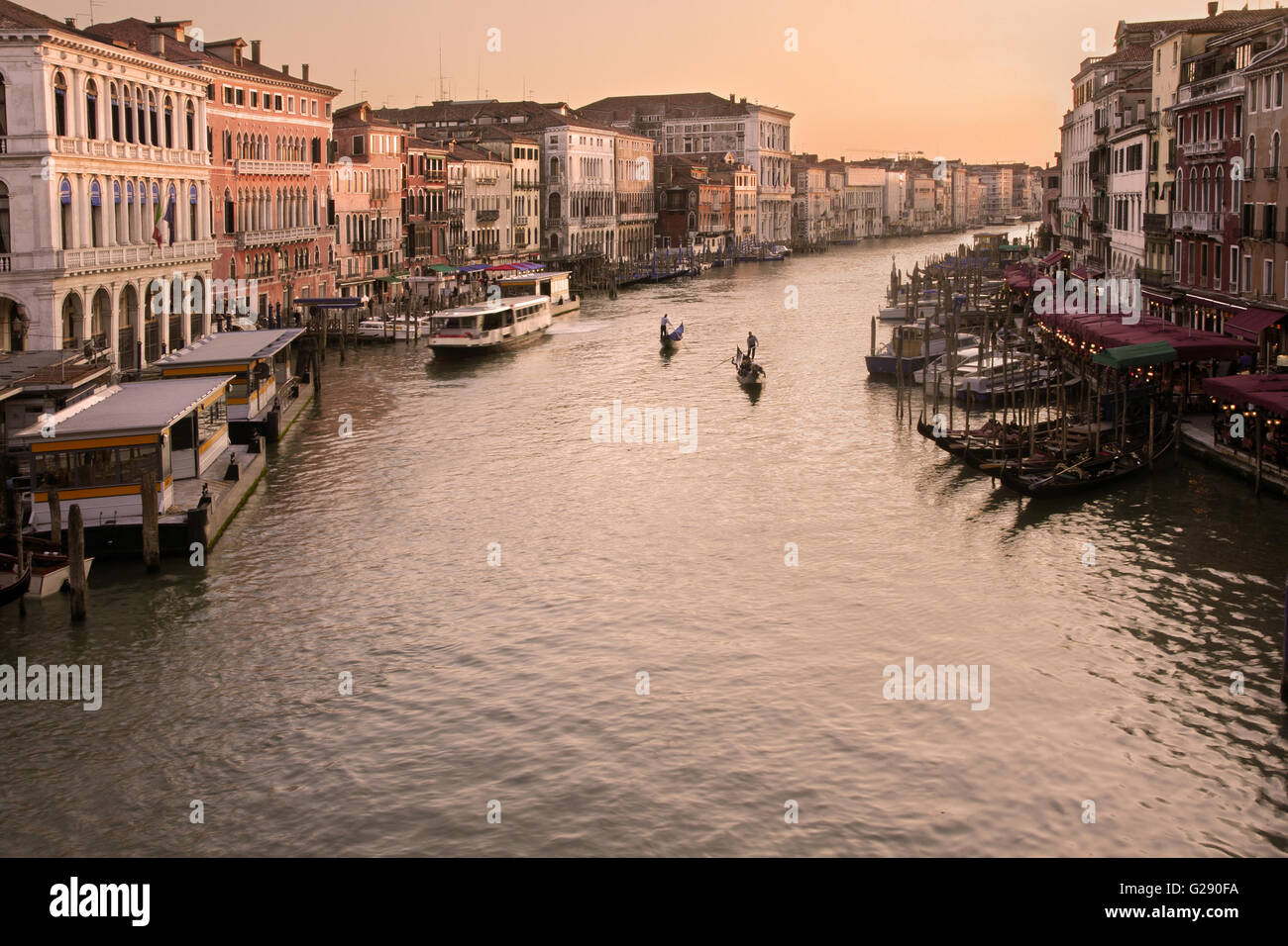 Venice aerial view of the city and the canal grande hi-res stock ...