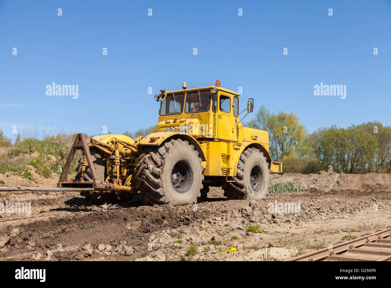 Russian tractor hi-res stock photography and images - Alamy