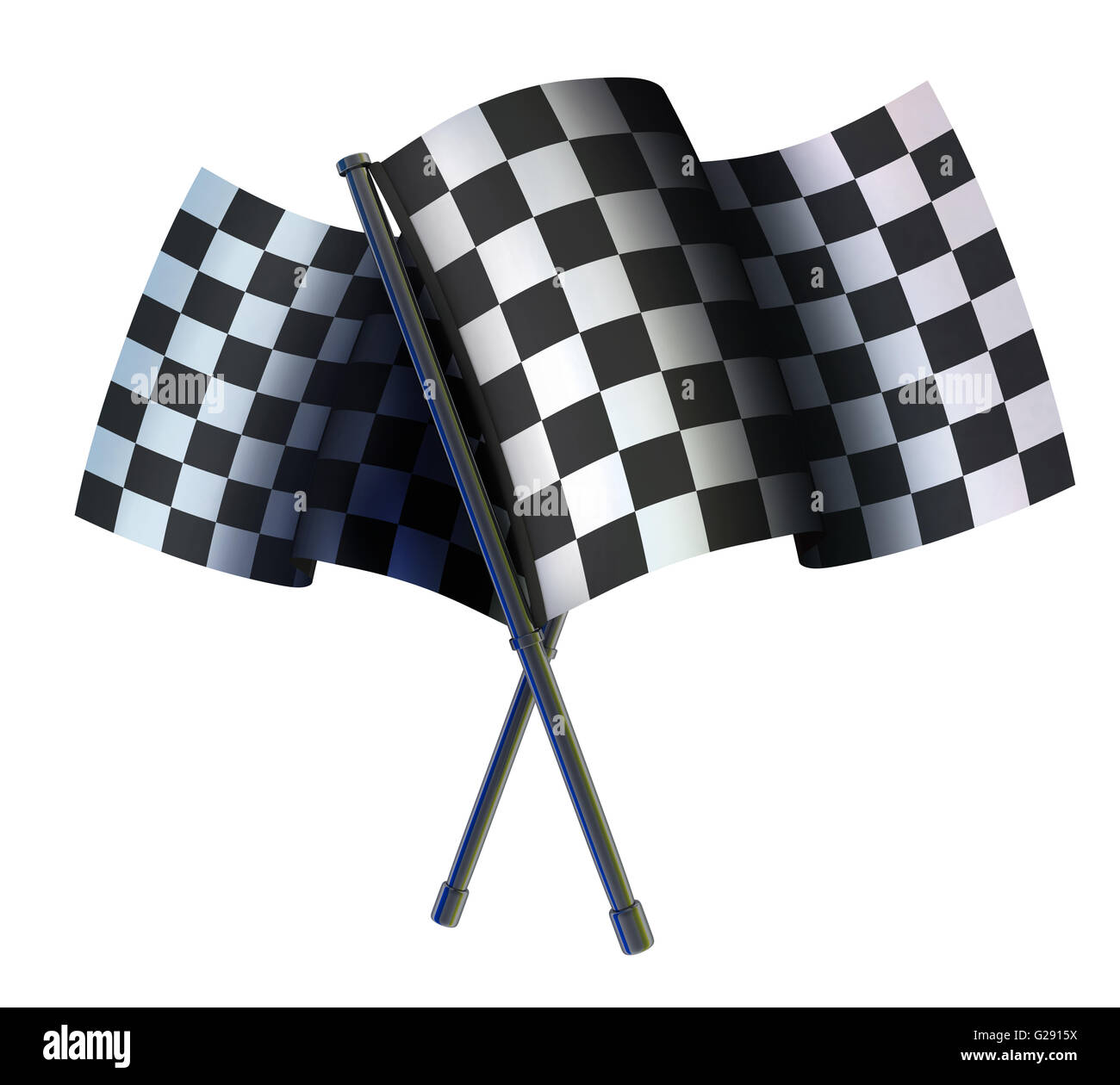 Icon checked flag hi-res stock photography and images - Alamy