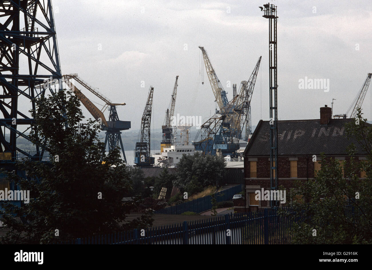 Swan hunter hi-res stock photography and images - Alamy