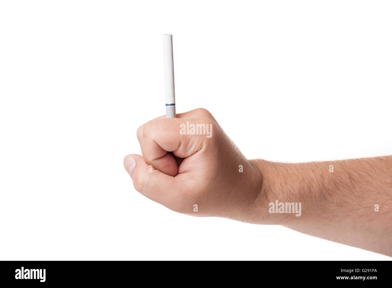 Holding cigarette between fingers hi-res stock photography and images ...
