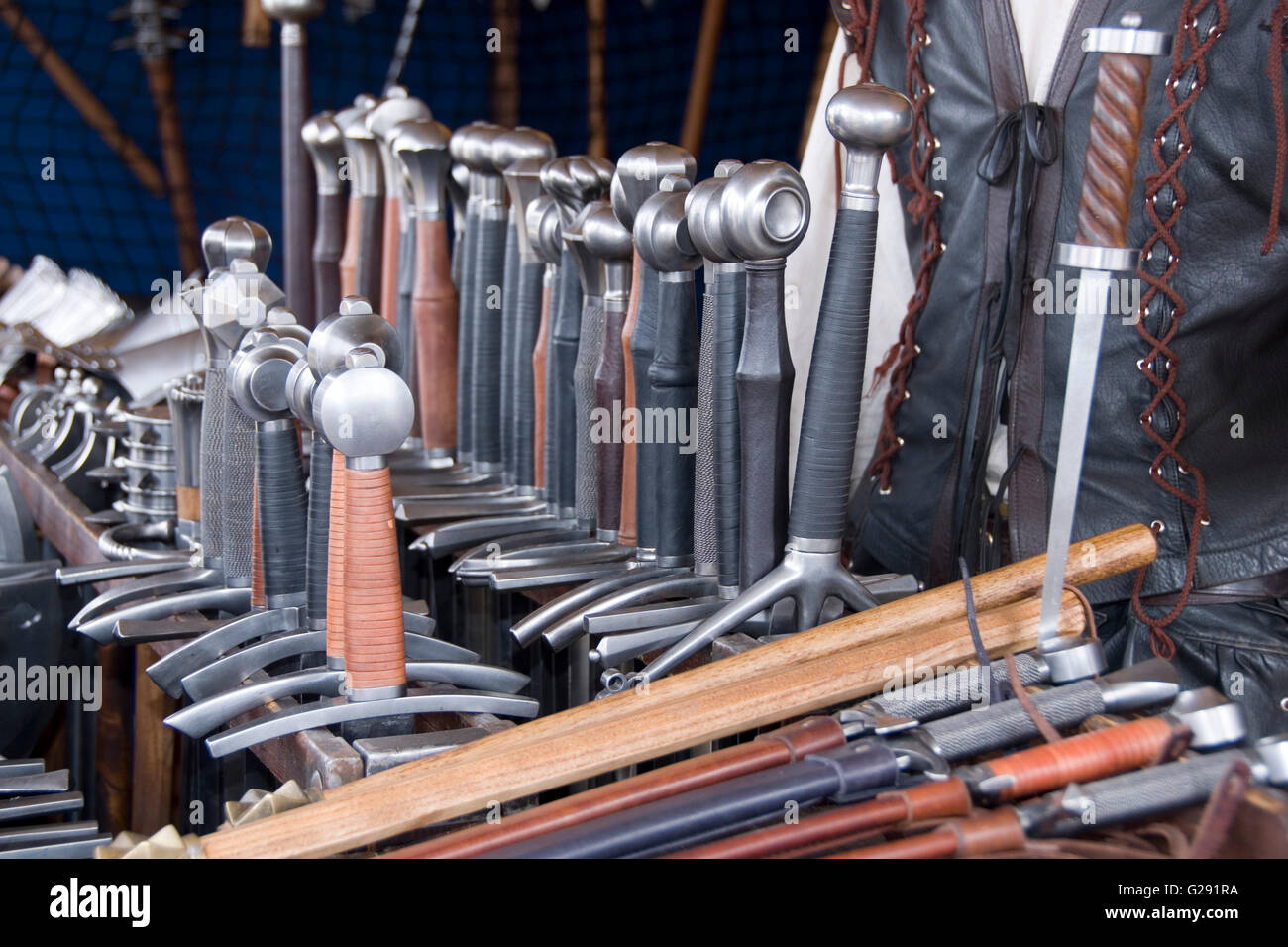 Array of swords hi-res stock photography and images - Alamy