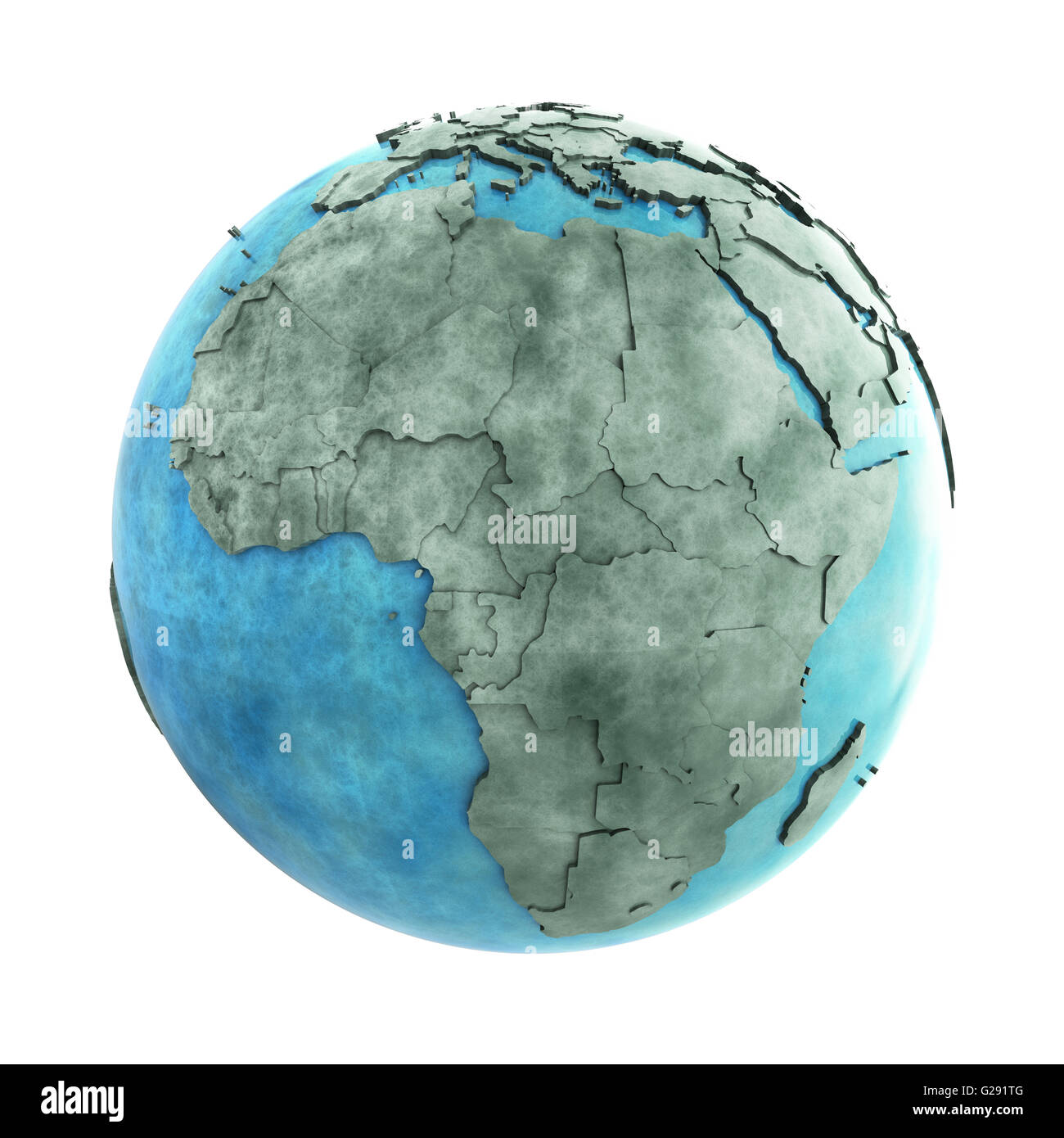 Blue marble earth africa hi-res stock photography and images - Alamy