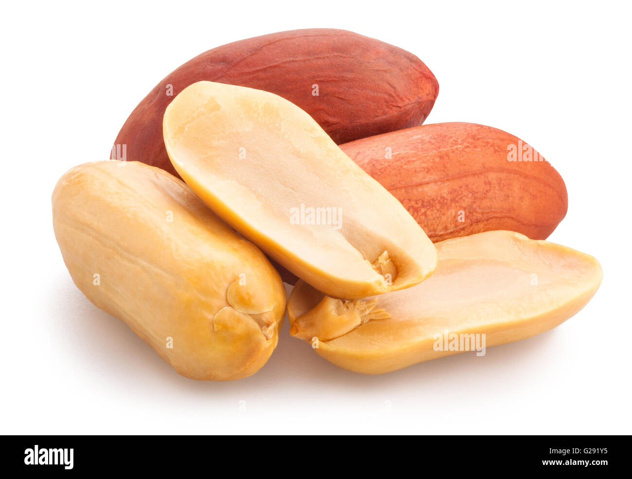 Halved peanut hi-res stock photography and images - Alamy