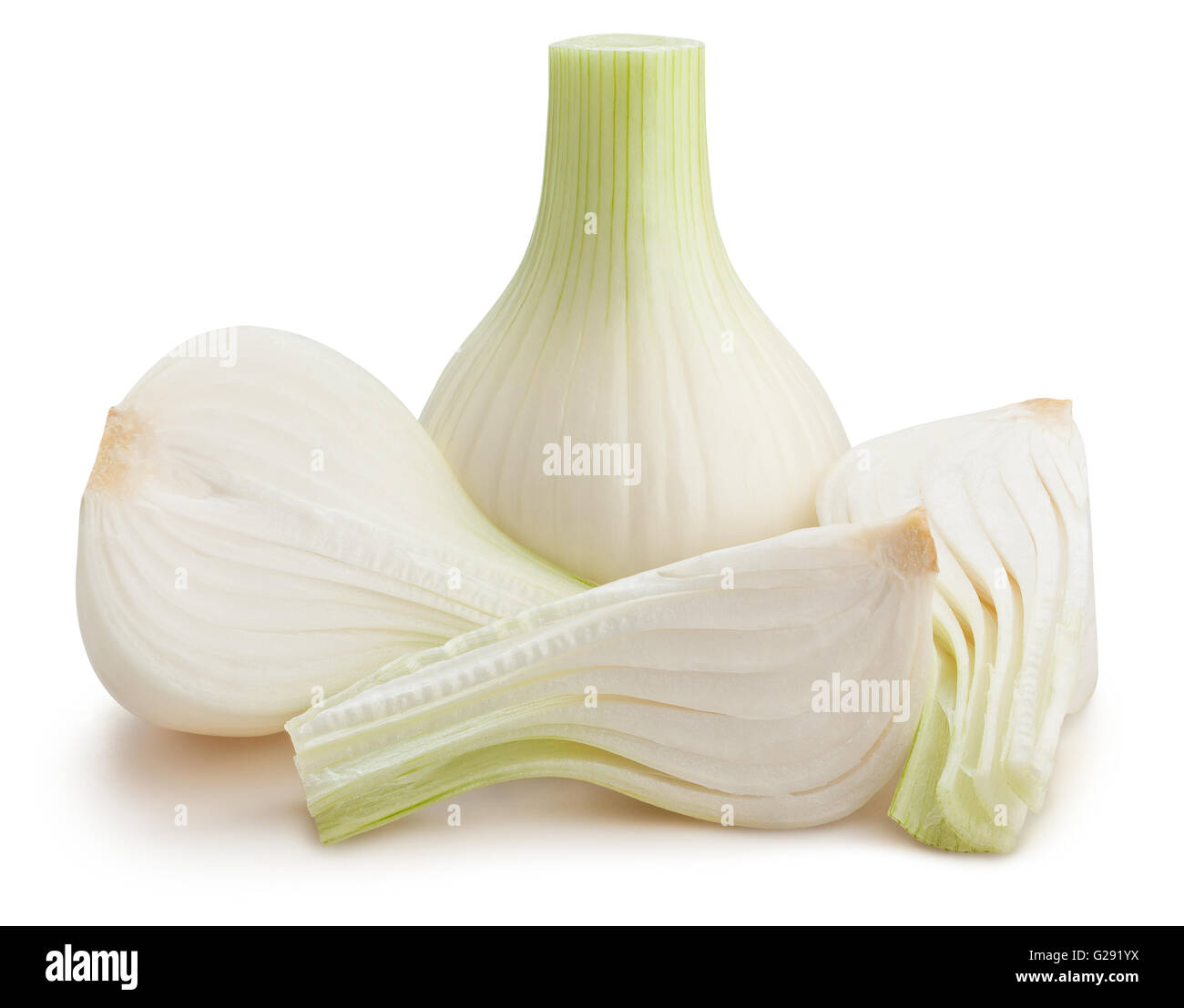 Cut of onion Cut Out Stock Images & Pictures - Alamy