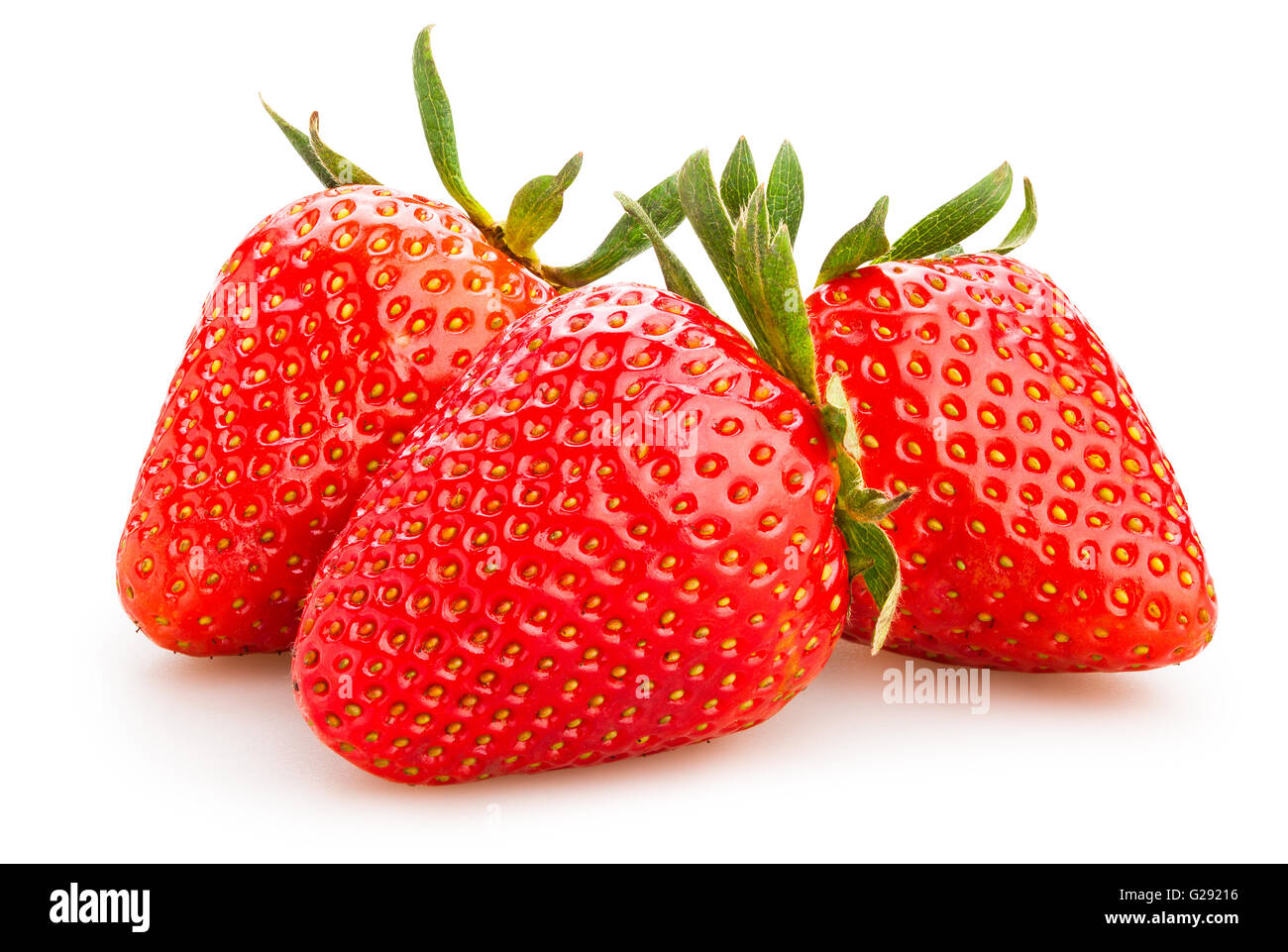 Isolated strawberry fruit hi-res stock photography and images - Alamy