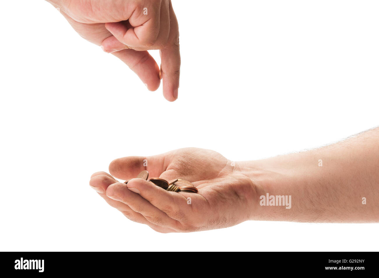 Beggar hand hi-res stock photography and images - Alamy