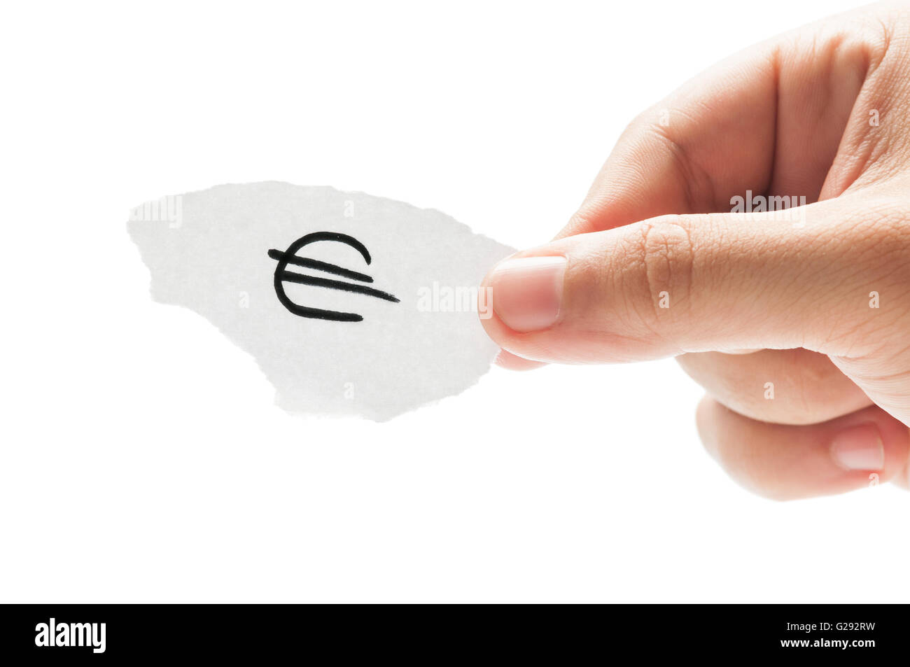 Hand written cardboard sign hi-res stock photography and images - Alamy