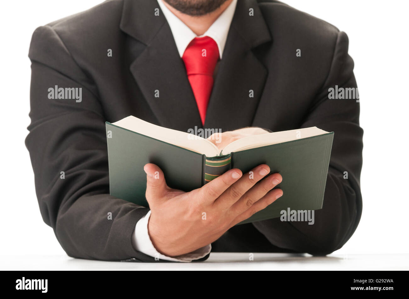 Wearing black suit hi-res stock photography and images - Alamy