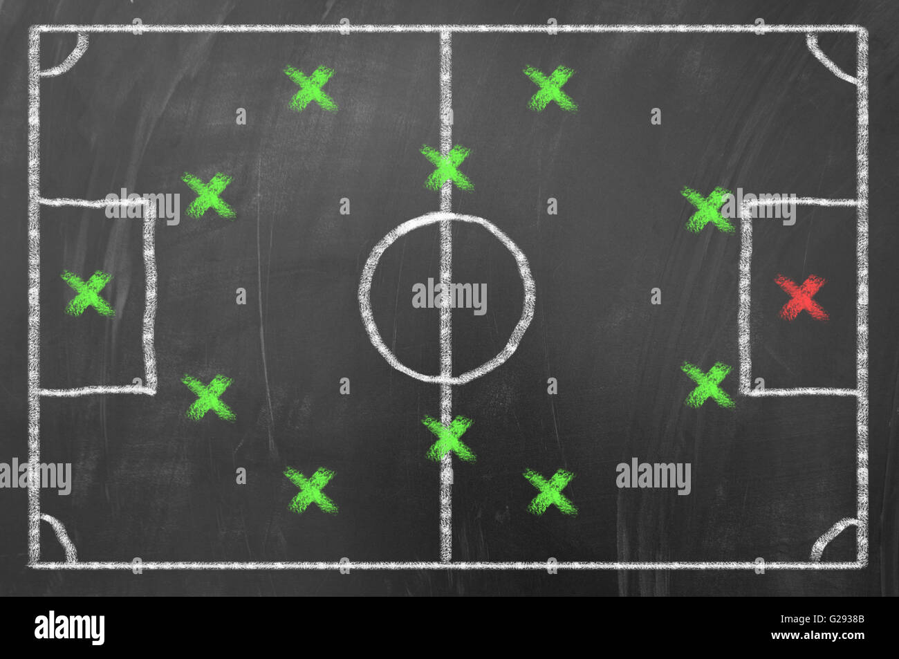 Diagram of football game hi-res stock photography and images - Alamy