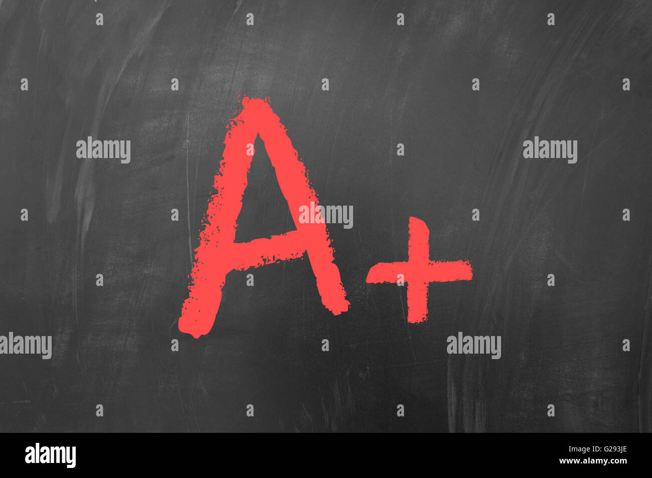 A plus concept on blackboard Stock Photo - Alamy