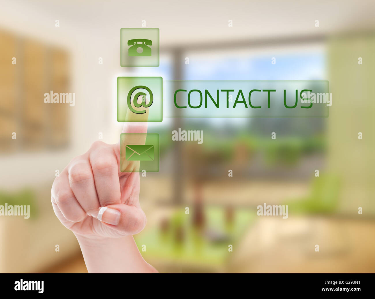 Contact real estate agency hi-res stock photography and images - Alamy