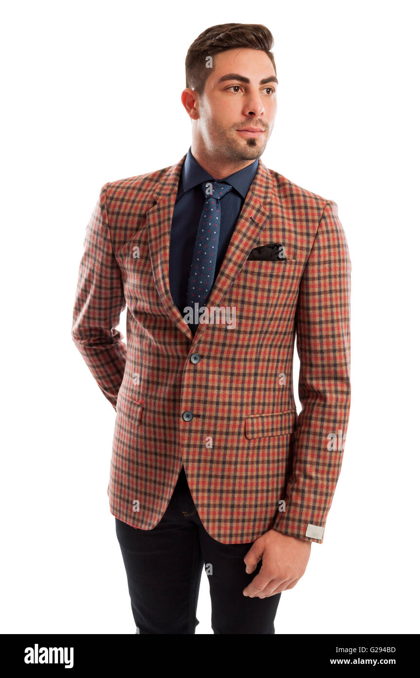 Men model wearing coat hi-res stock photography and images - Alamy