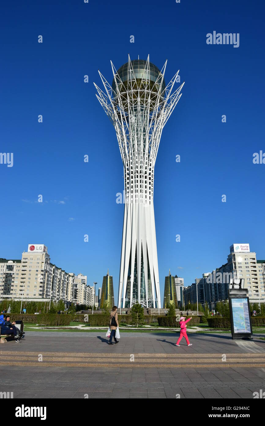 The BAITEREK tower in Astana, Kazakhstan Stock Photo - Alamy