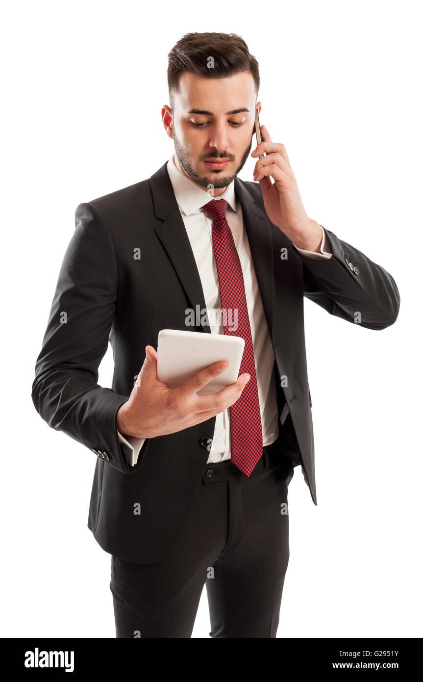Busy businessman concept hi-res stock photography and images - Alamy