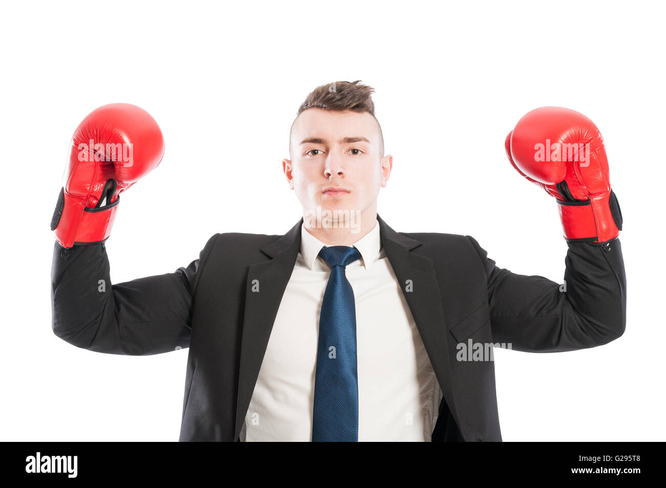 Boxer lifting arms hi-res stock photography and images - Alamy