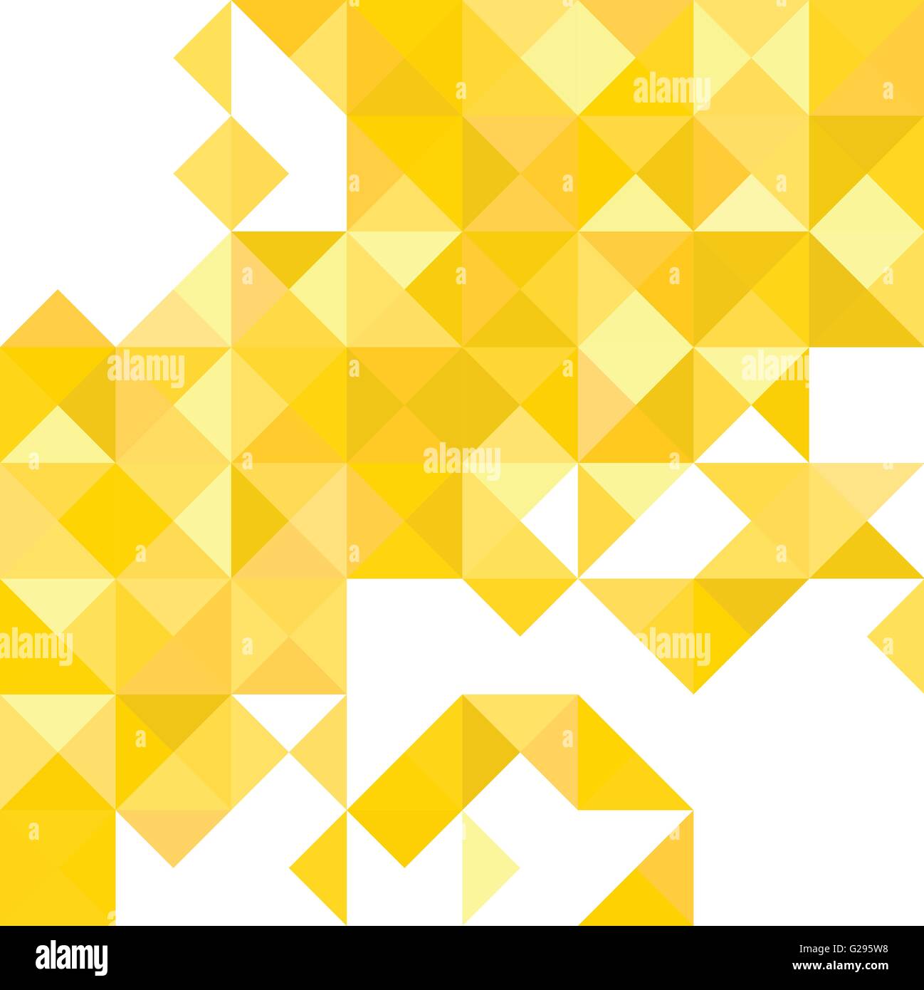 Yellow Abstract Pattern - Triangle and Square pattern in yellow and ...