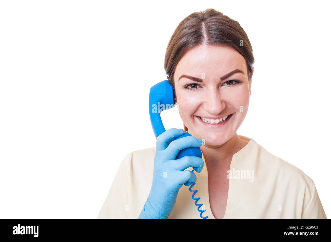 Doctor nurse talking to resident hi-res stock photography and images ...