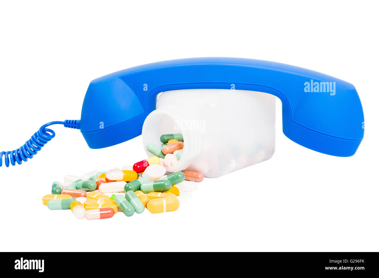 Hospital phone call Cut Out Stock Images & Pictures - Alamy