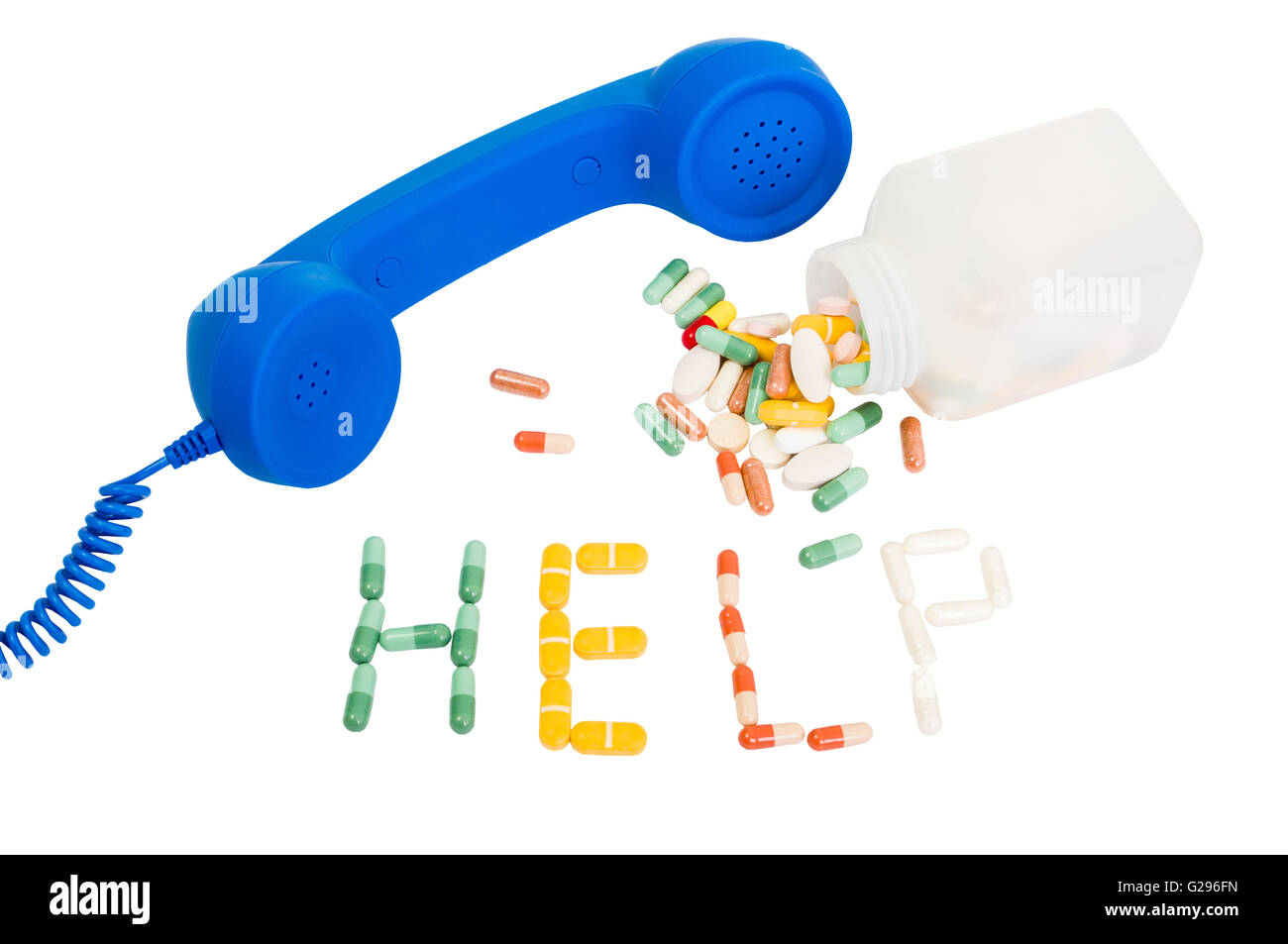 Hospital phone call Cut Out Stock Images & Pictures - Alamy