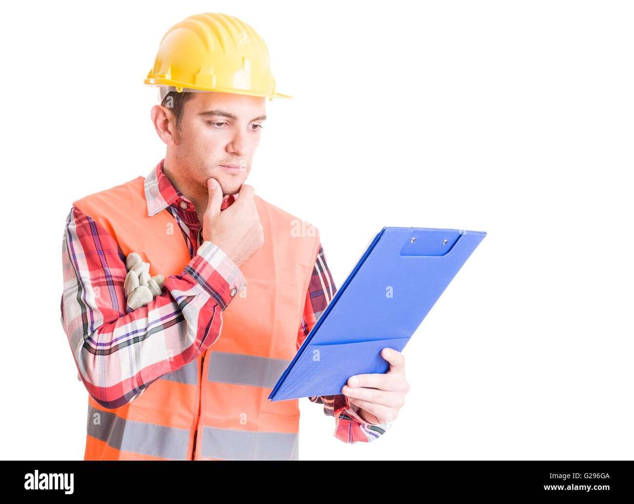 Person looking at building clipboard hi-res stock photography and ...