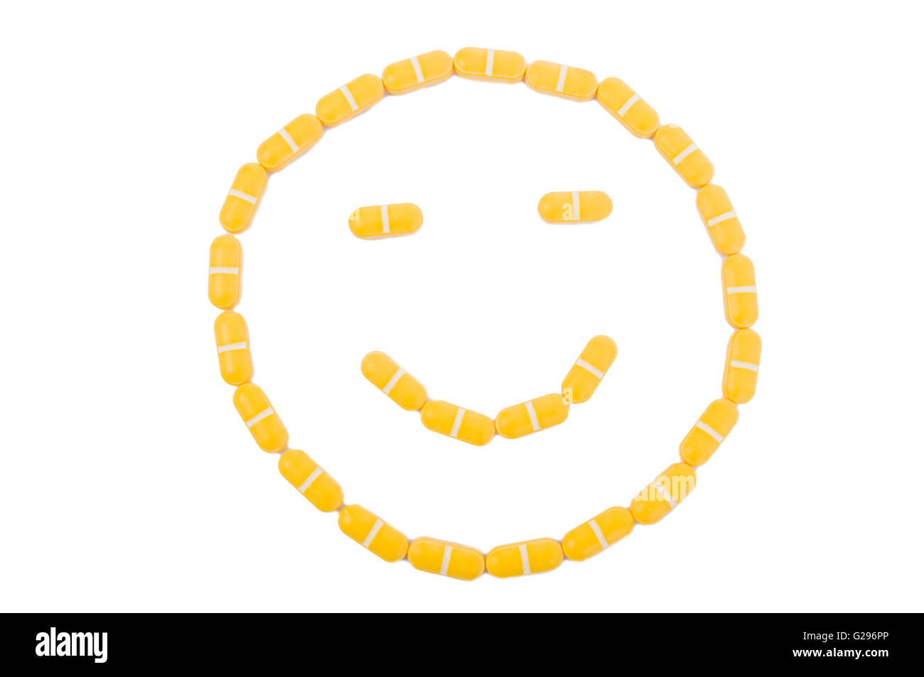 Smiley face pills hi-res stock photography and images - Alamy