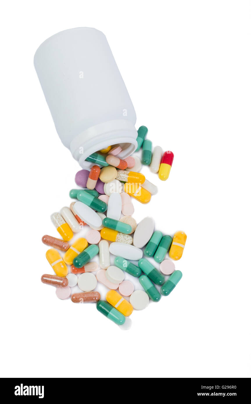 Spilled Colorful Pills