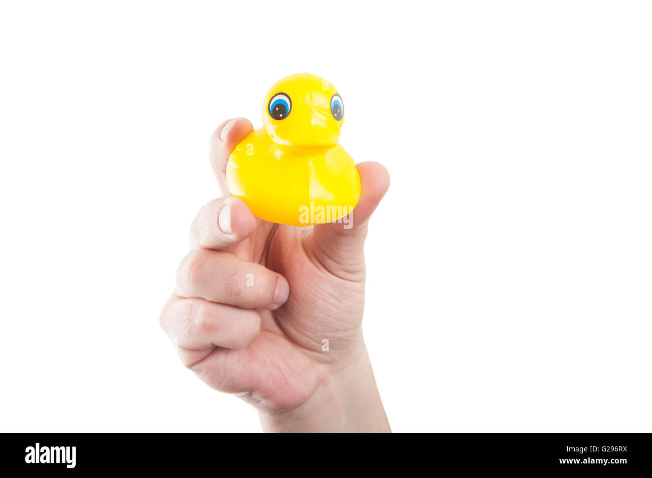 Hand holding rubber duck hi-res stock photography and images - Alamy