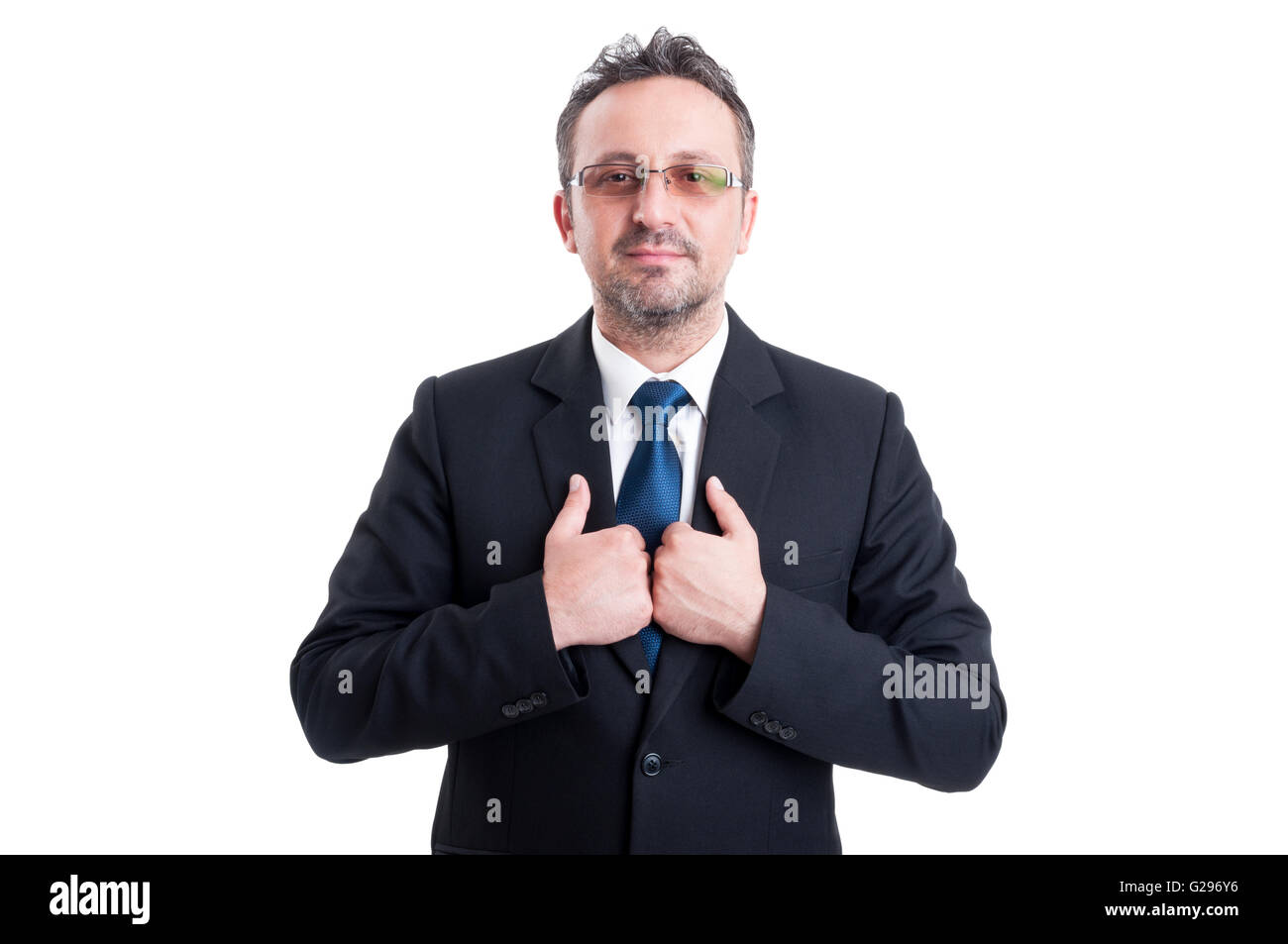Proud man suit hi-res stock photography and images - Alamy