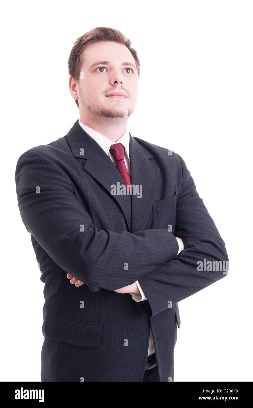 Accountant or financial manager standing confident with arms crossed ...