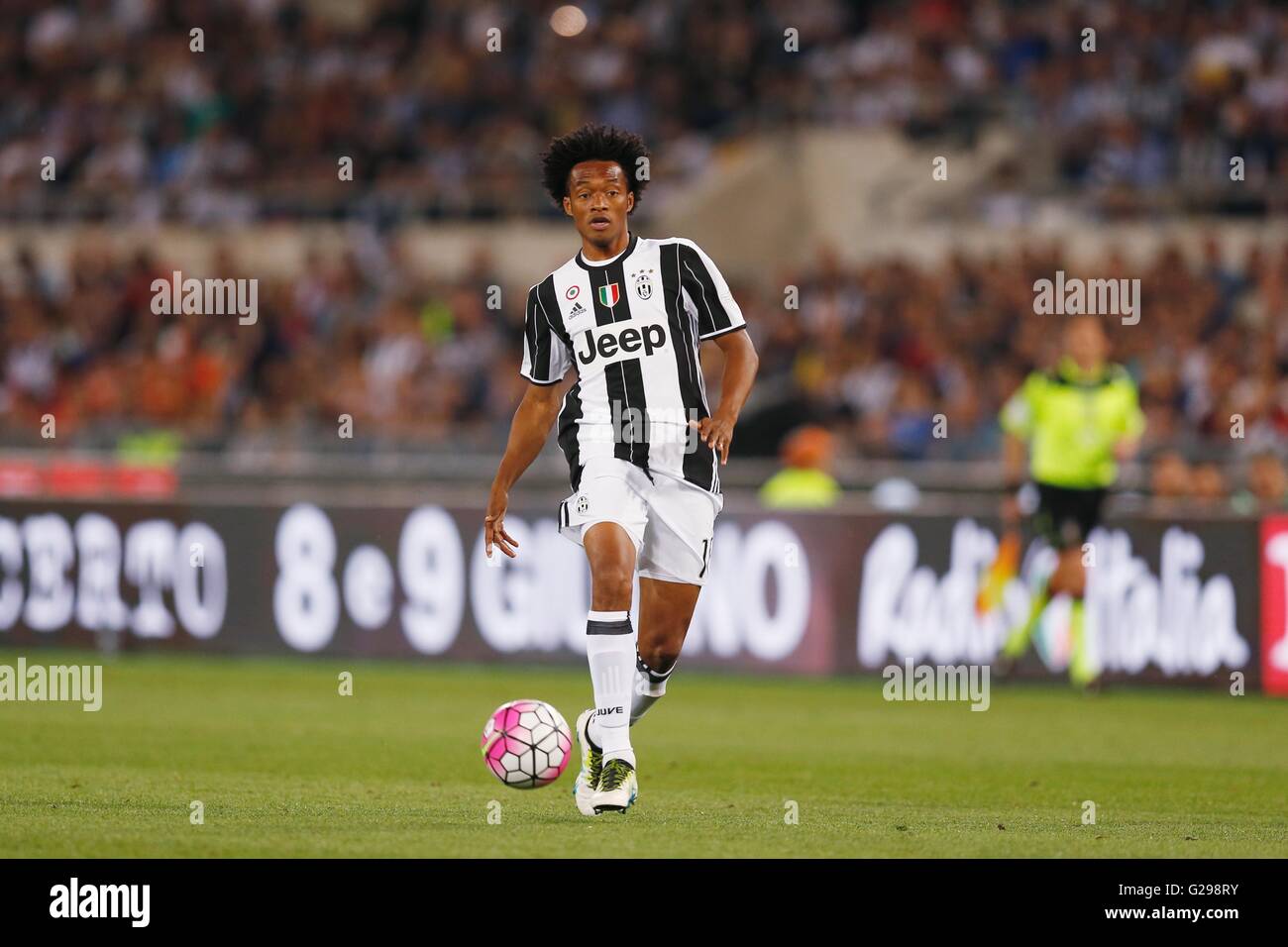 Roma, Italy. 21st May, 2016. Juan Cuadrado (Juventus) Football/Soccer ...