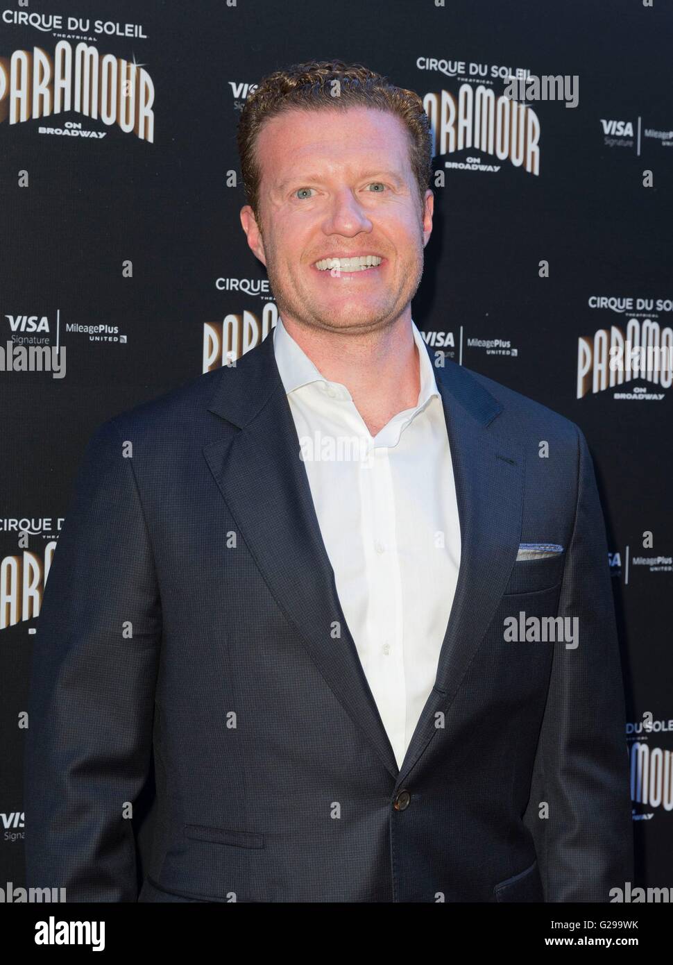 New York, NY, USA. 25th May, 2016. David Trujillo in attendance for Cirque Du Soleil's PARAMOUR ...