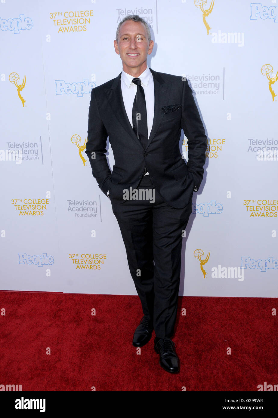 Los Angeles, CA, USA. 25th May, 2016. Adam Shankman. Arrivals for the 37th College Television ...