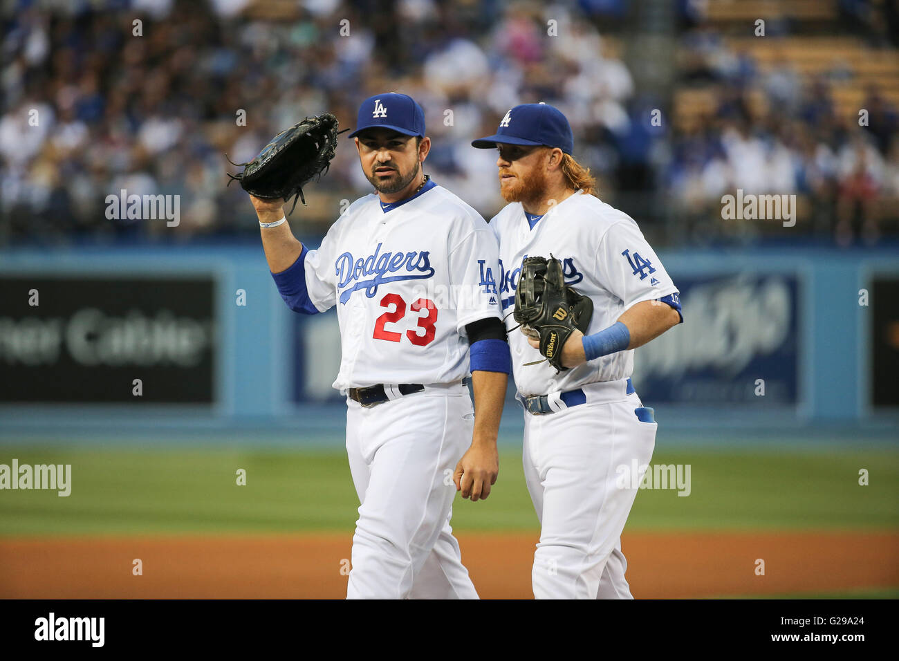 Los Angeles, CA, USA. 25th May, 2016. Los Angeles Dodgers first baseman ...