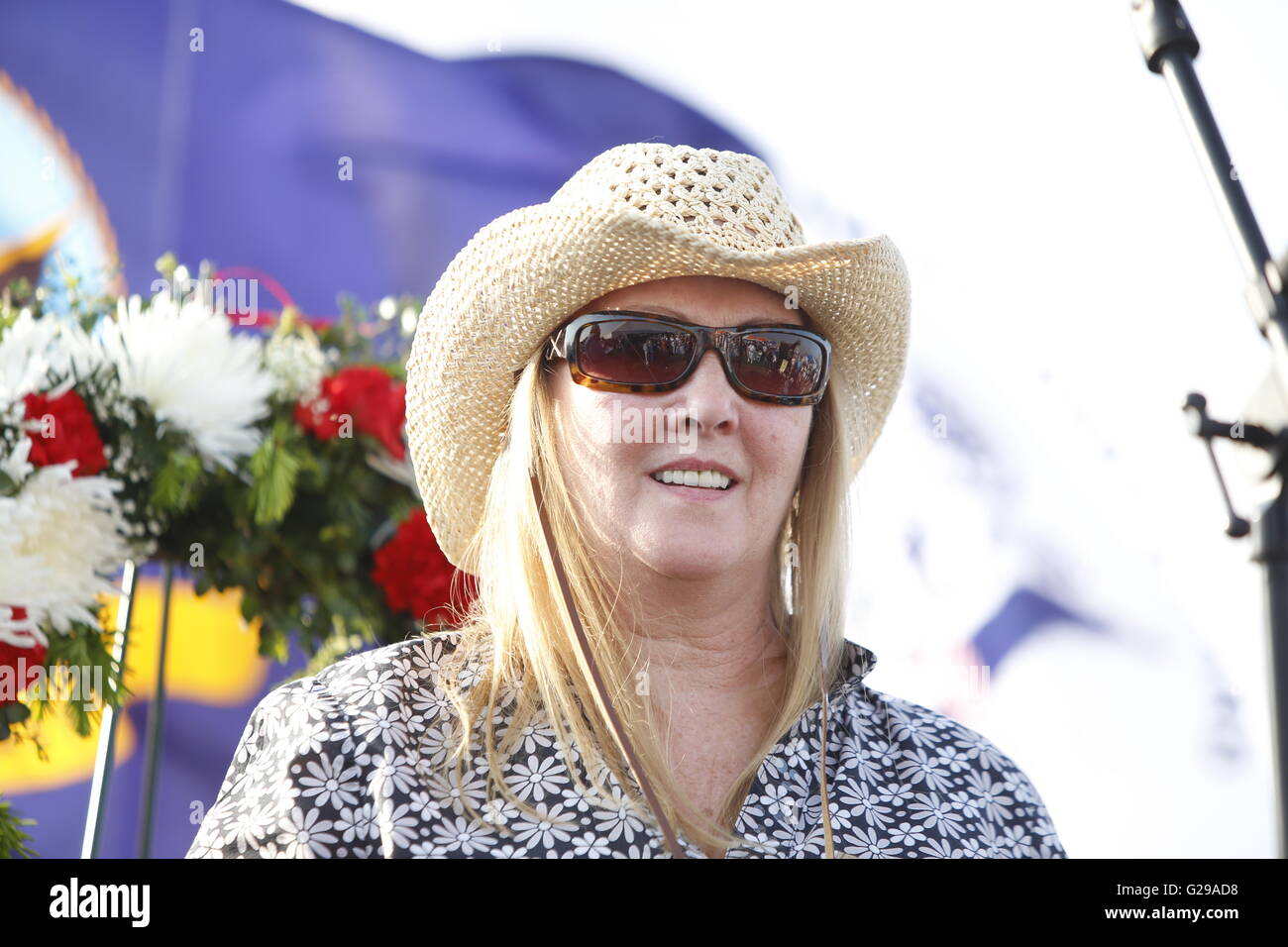 New York City, United States. 25th May, 2016. Gold star mother Maureen ...