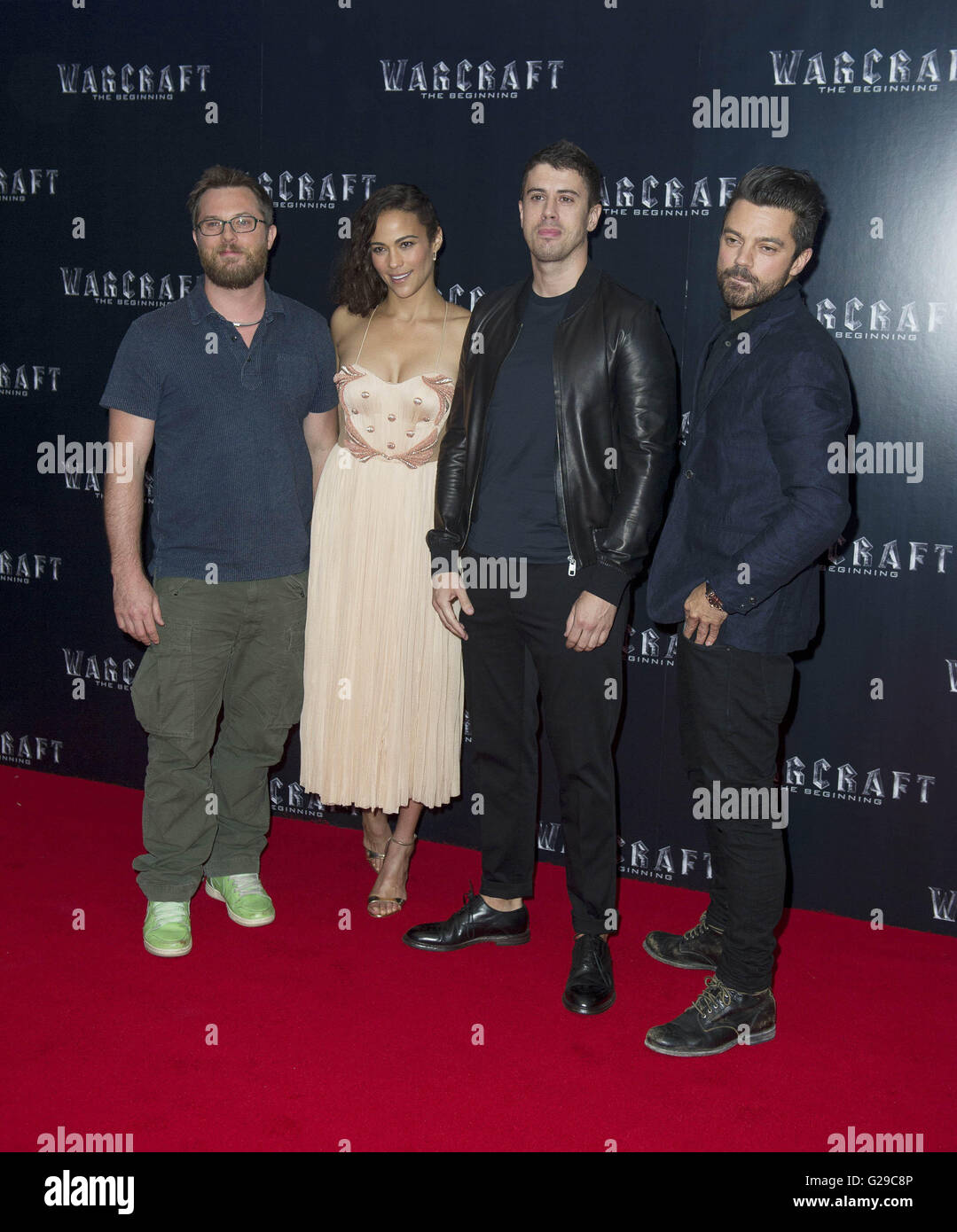 London, UK. Dunan Jones, Paula Patton,Toby Kebbell, Dominic Cooper at ...