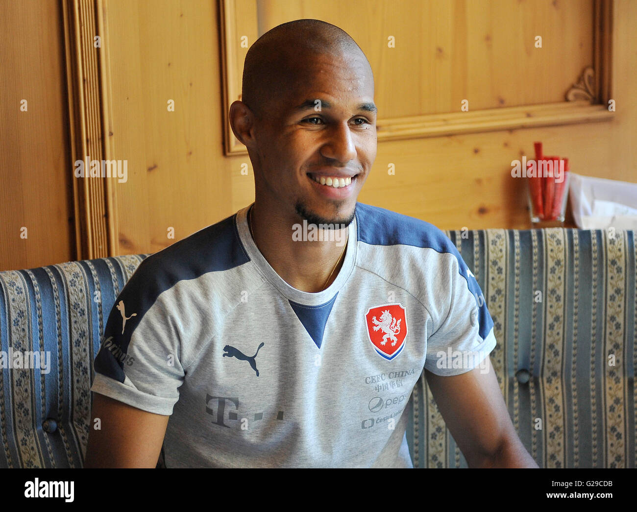 Kranzach, Austria. 26th May, 2016. Player of Czech national soccer team ...