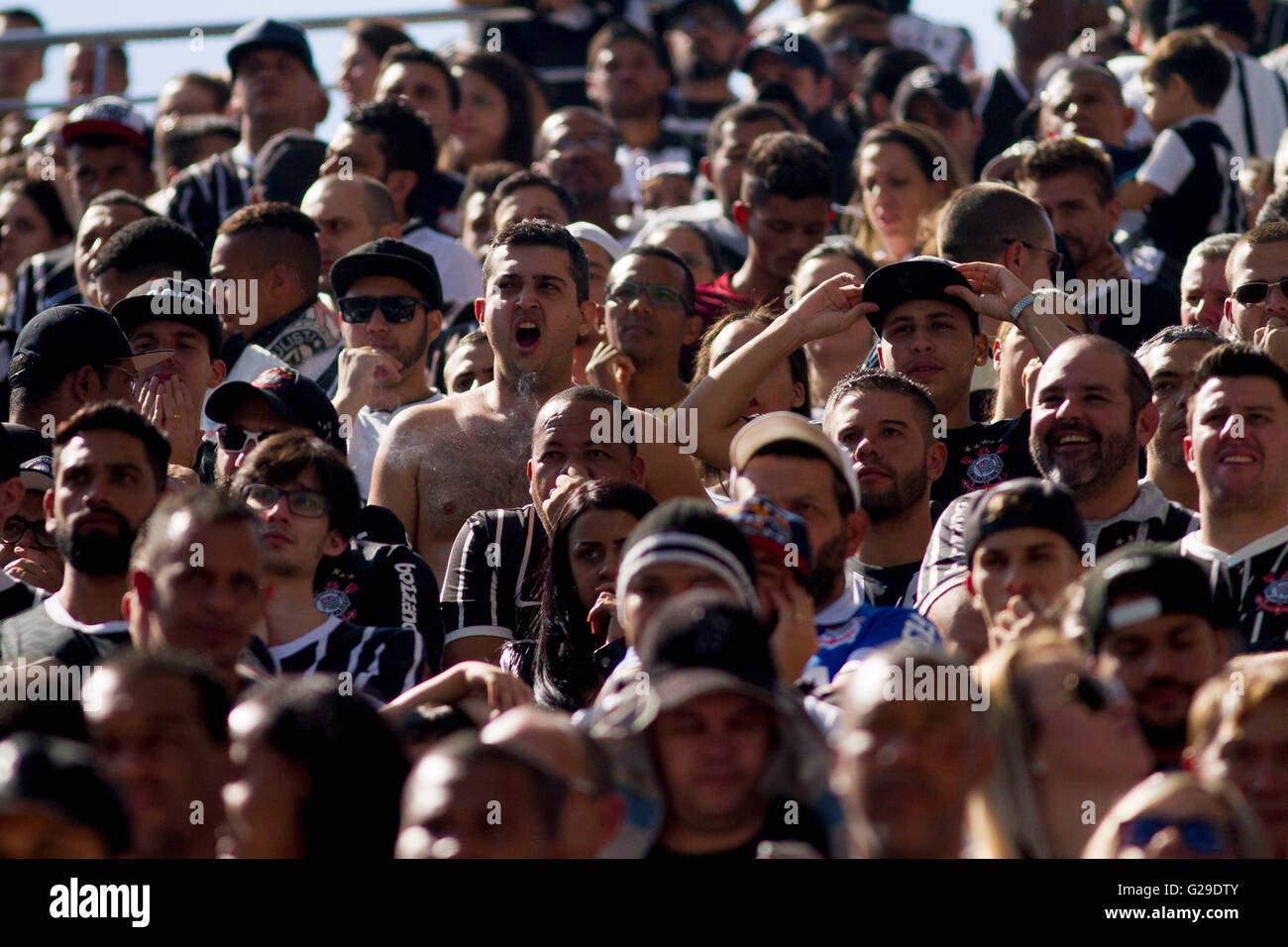 SAO PAULO, Brazil - 26/05/2016: CORINTHIANS X BLACK BRIDGE ...