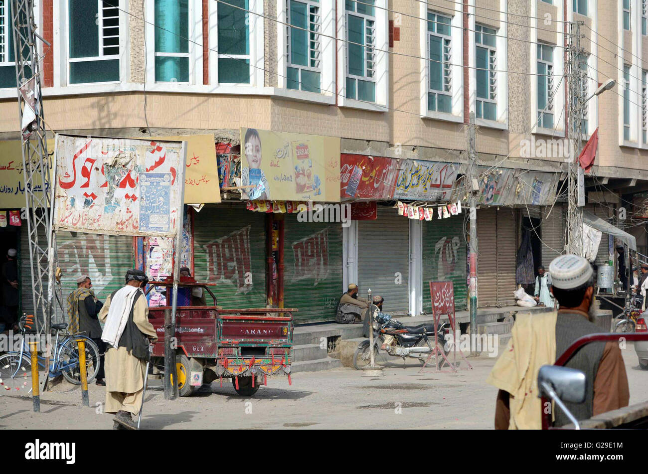 View of closed shops and markets during the shutter down strike called ...